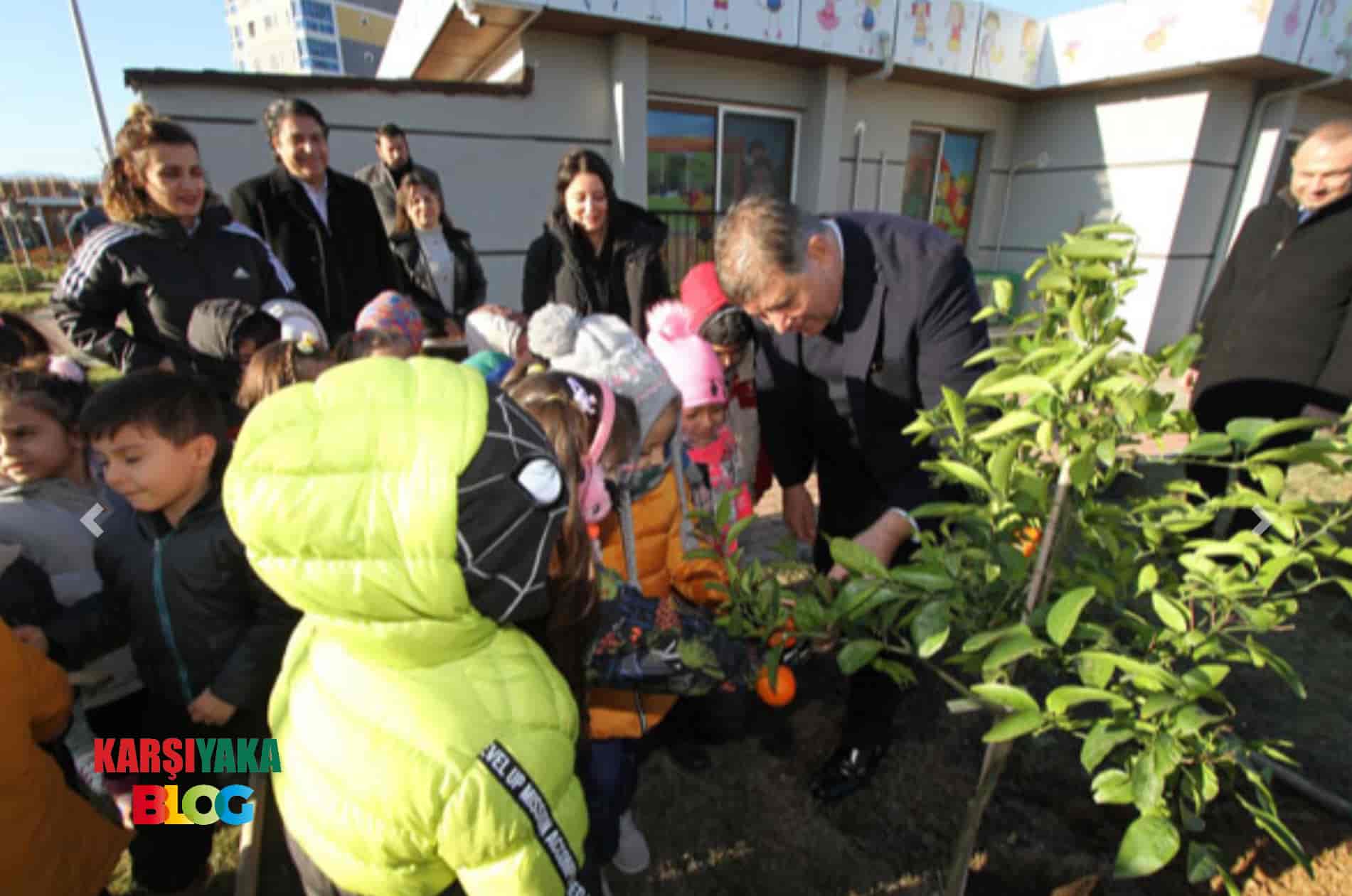 Başkan Cemil Tugay, Okul Öğrencileriyle Yeşil Sevgisini Aşılamak İçin ...